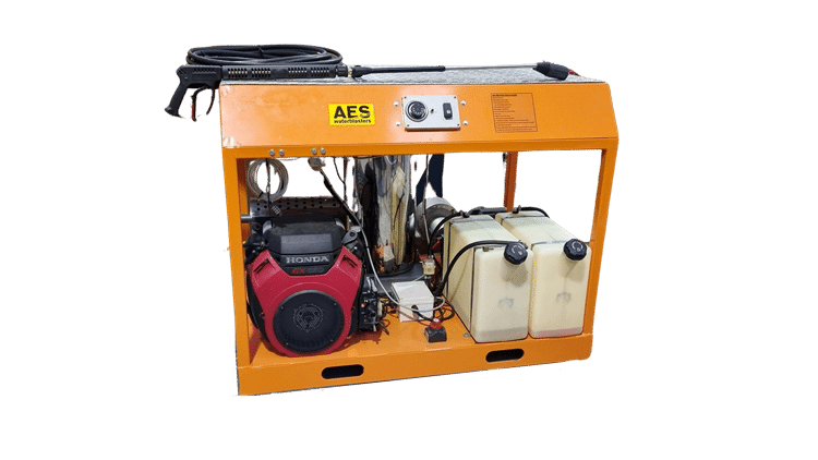 AES Hot Skid 200/21: Honda Hot Water Blaster | AES Waterblasters